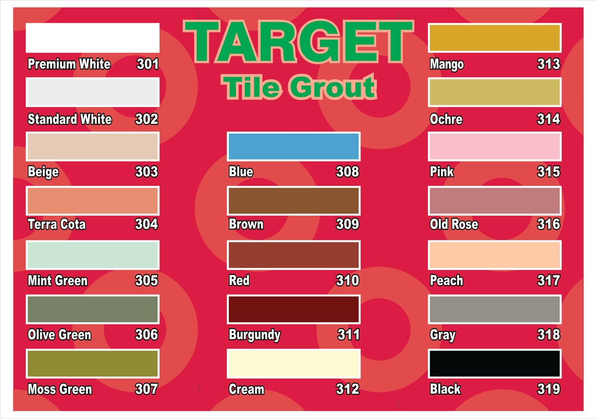 2 KG TARGET TILE GROUT 305 MINT GREEN – Novtek