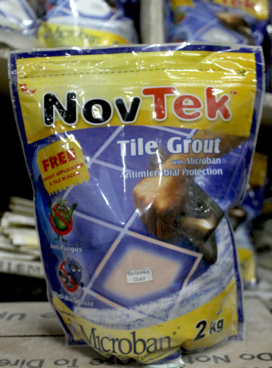 2 KG NOVTEK TILE GROUT 104 BATANES CLAY – Novtek